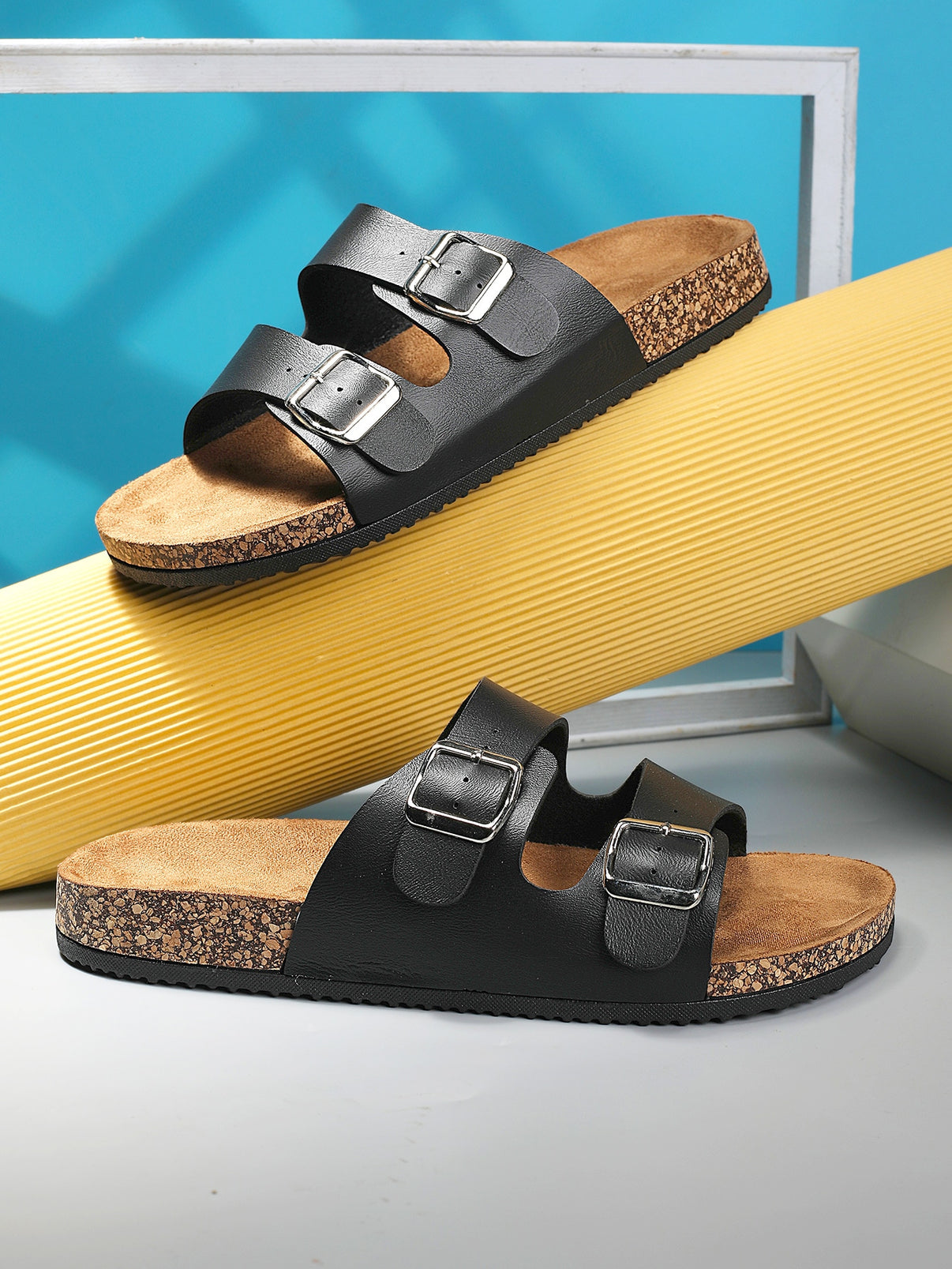 Cool and Comfy Cork Slides: Stylish Unisex Outdoor Sandals – Canary Houze