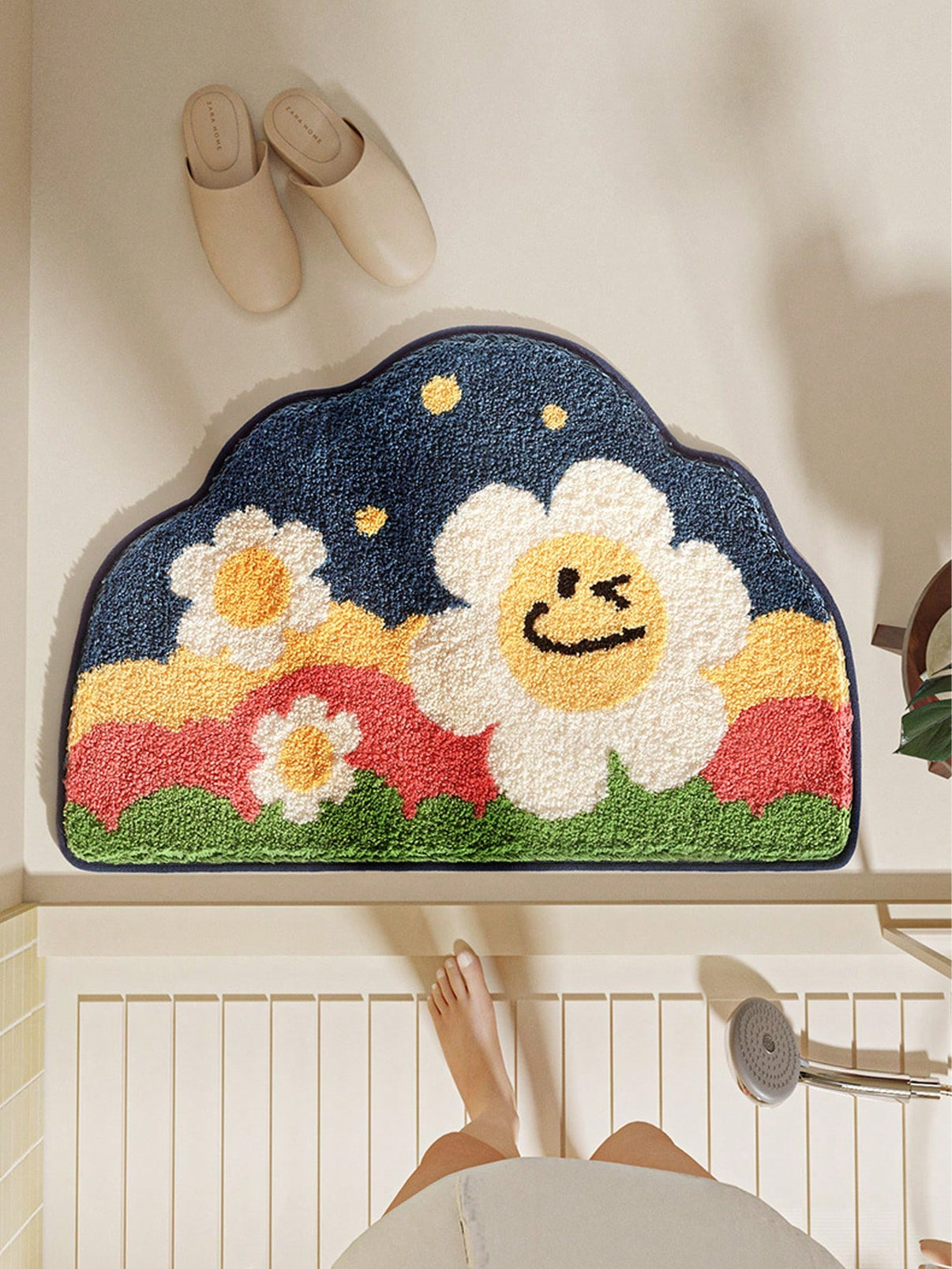 Whimsical Cartoon Floor Mat: A Playful Addition to Your Bathroom Decor ...