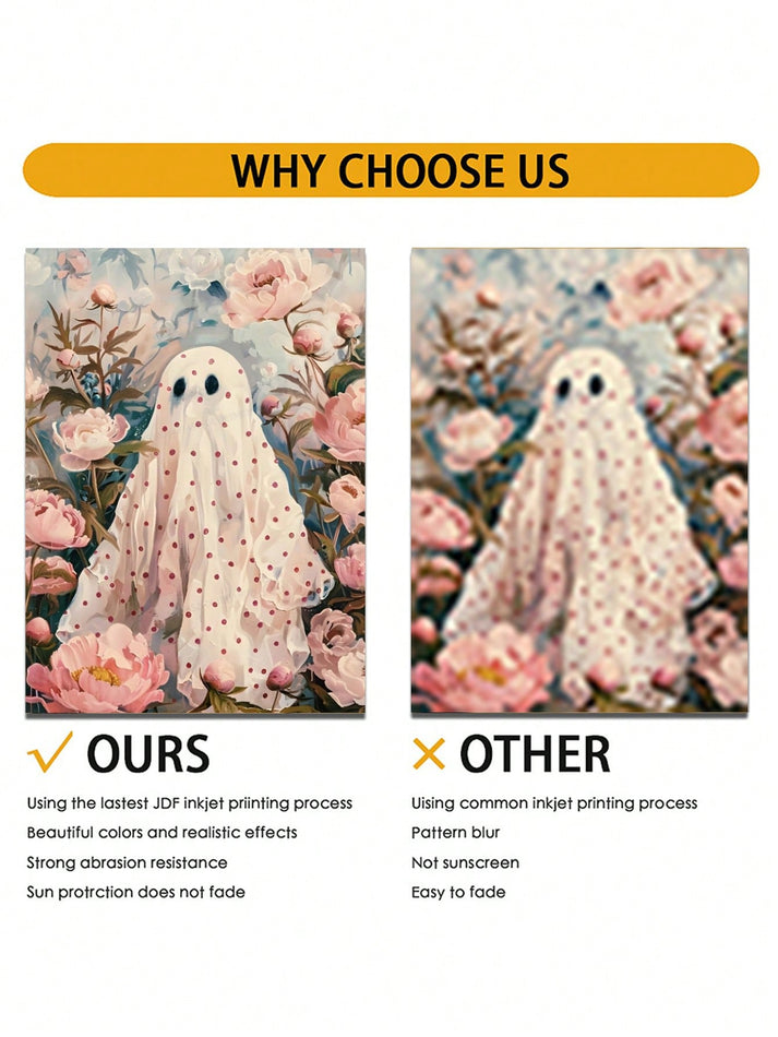 Fantastical Ghost Posters: Creepy Cute Pink Halloween Decor – Canary Houze