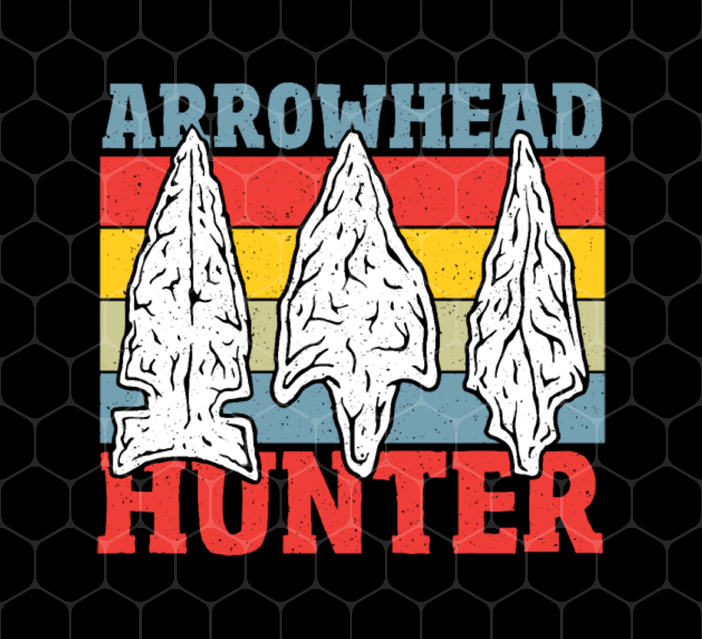 Arrowhead Vintage Style, Arrowhead Hunter, Arrowhead Hunting, Png For ...
