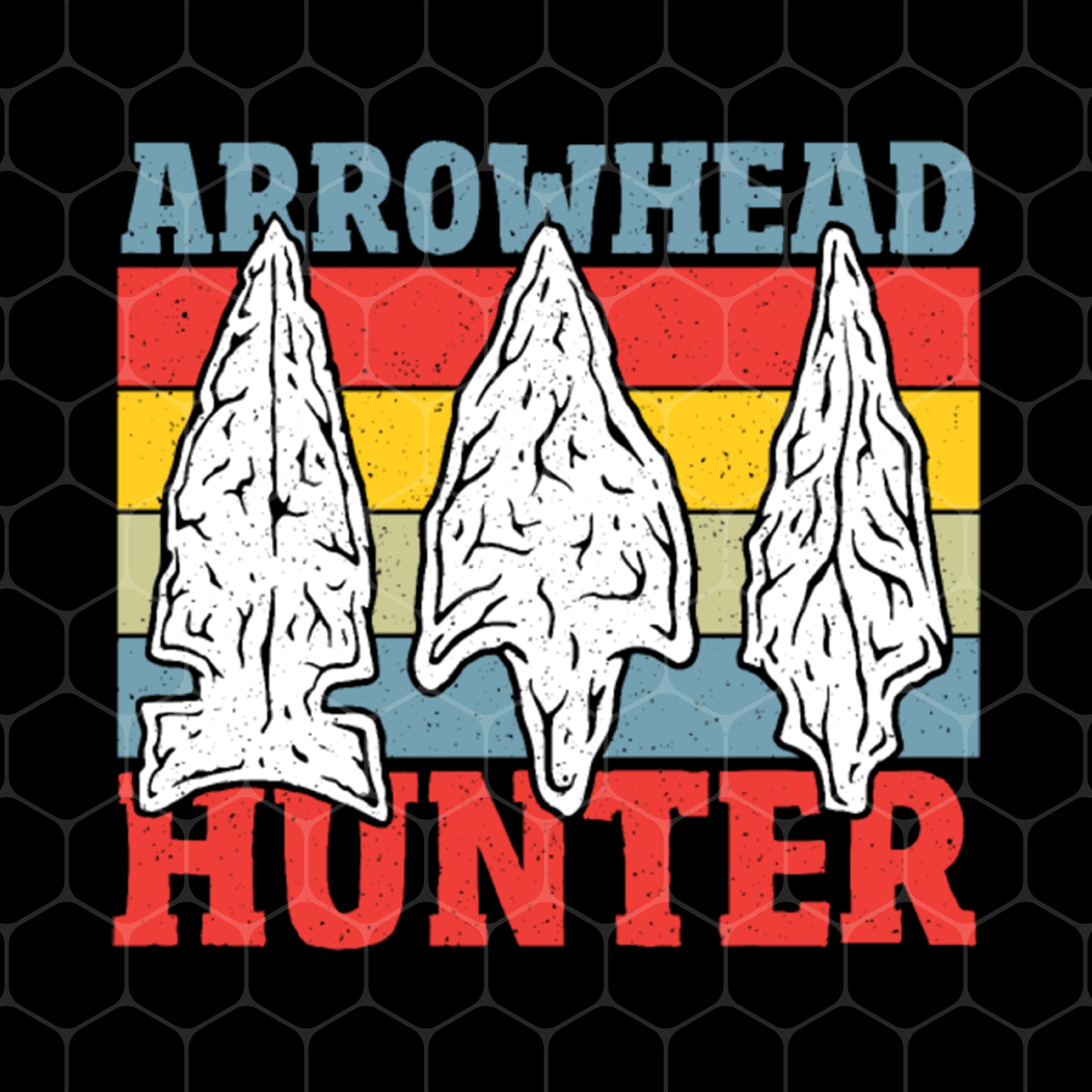 Arrowhead Vintage Style, Arrowhead Hunter, Arrowhead Hunting, Png For ...