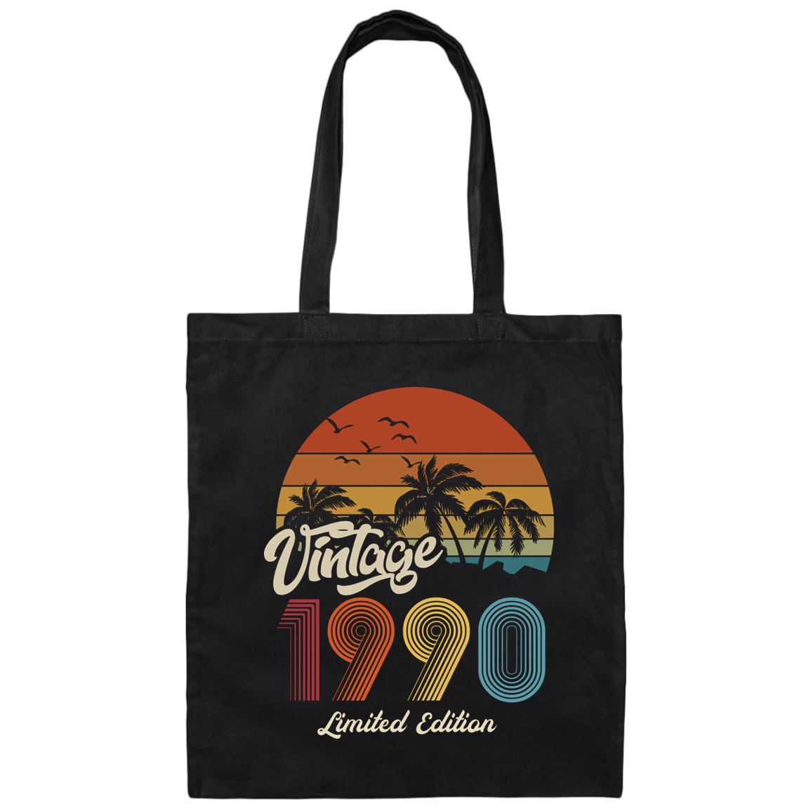Vintage 1990, 1990 Birthday, 1990 Limited Edition, 1990 Retro Canvas T ...