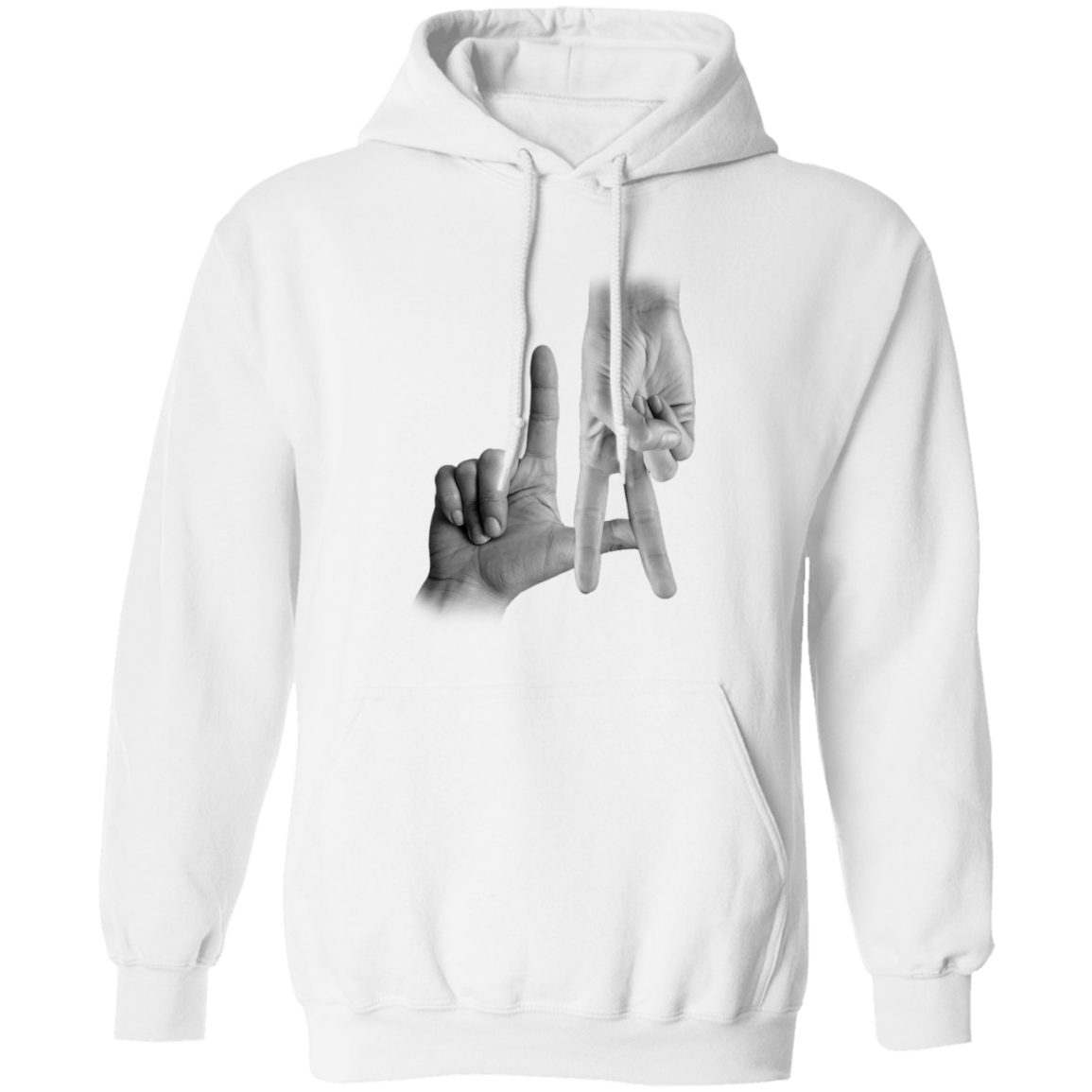 LA Sign, Hand Sign, Los Angeles Hand Sign, Love American, Black And Wh ...