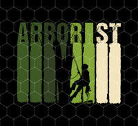 Funny Arborist Gift, Tree Climber, Forest Worker. Retro Arborist Gift,