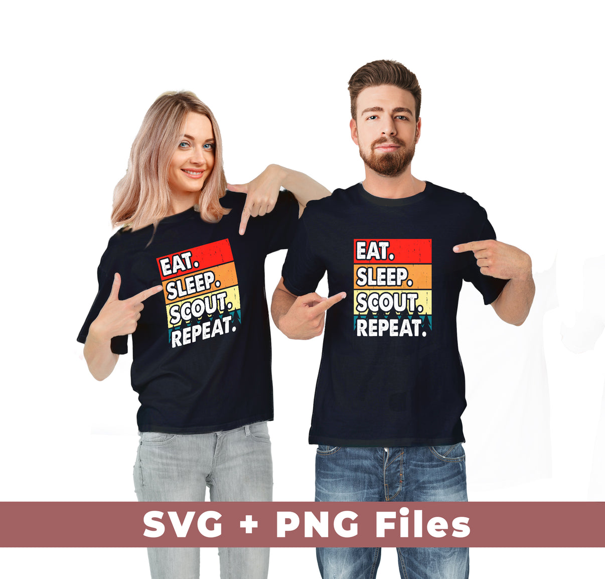 Eat Sleep Scout Repeat, Retro Scout, Scout Camping, Svg Files, Png Sub ...