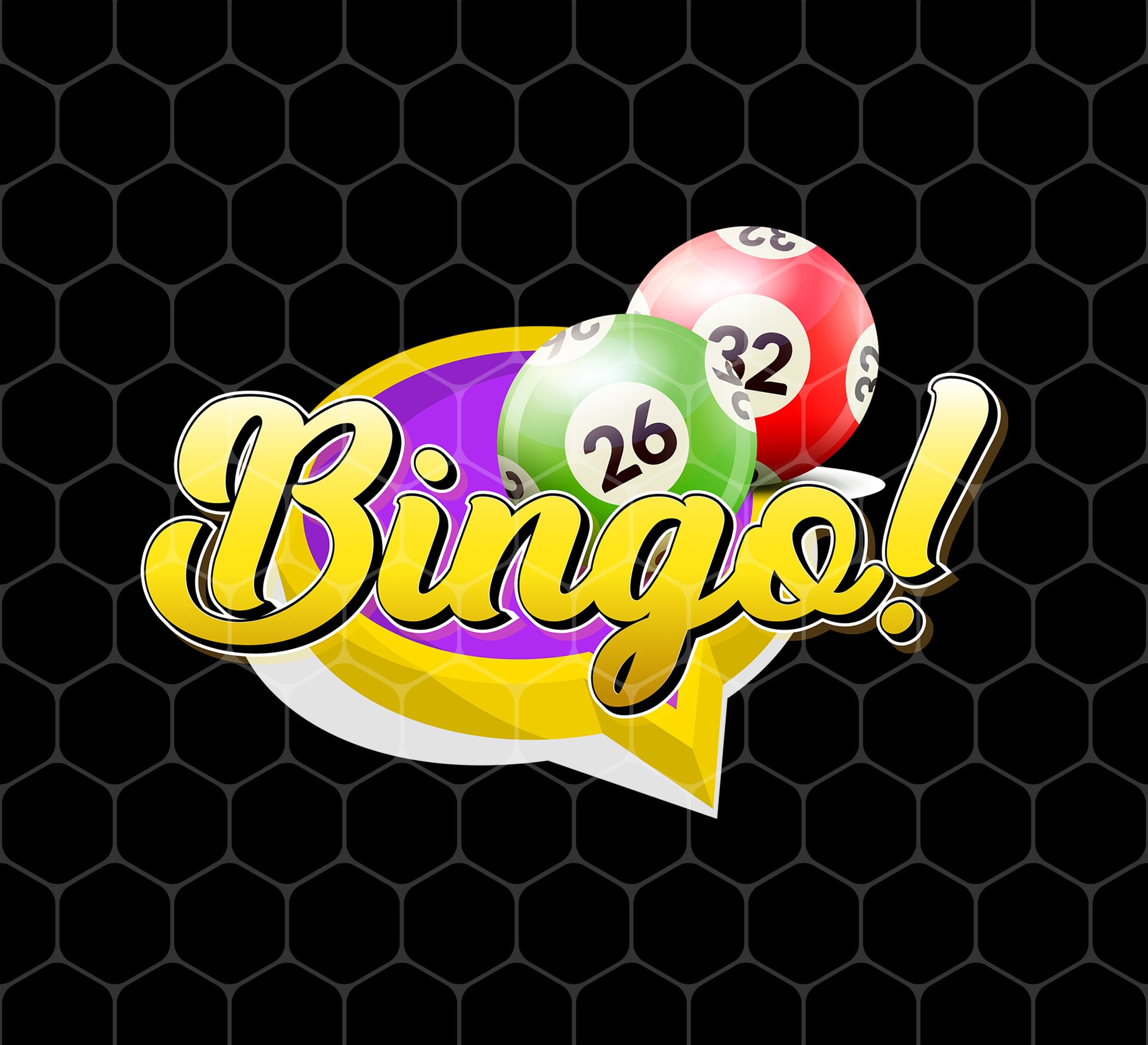 Let's Bingo Png, Claim The Prize, Yell For Bingo, Best Game, Png Print ...