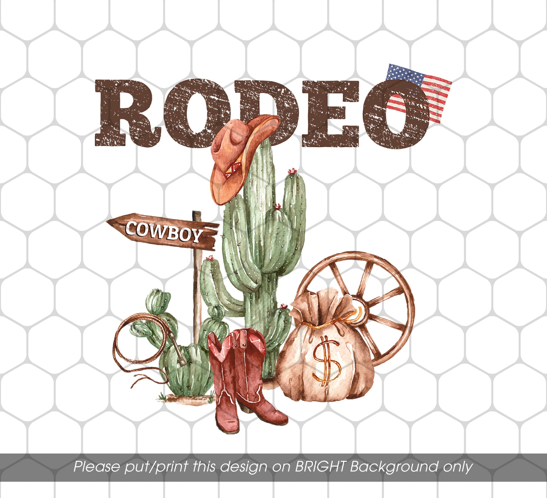Rodeo Gift, Cowboy Gift, Live In Desert, American Cowboy, Png For Shir ...