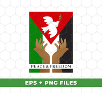 Peace And Freedom, Palestine Flag, Free Bird, Free Palestine, Digital