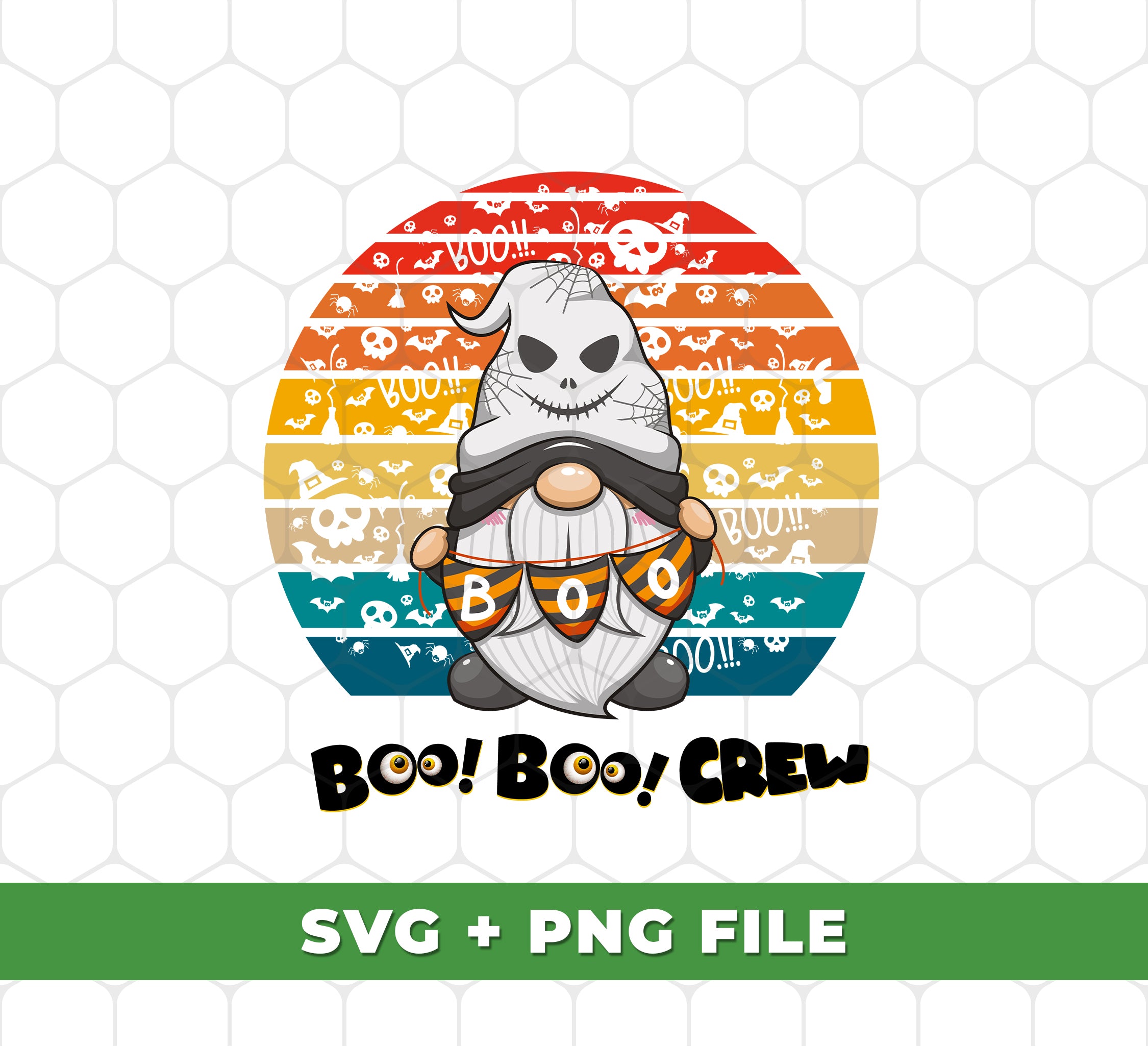 Boo Boo Crew, Halloween Retro, Cute Boo Halloween, Svg Files, Png Subl ...