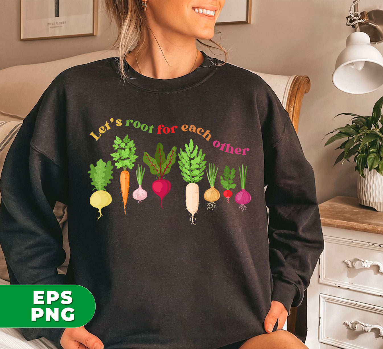 Let's Root For Each Other, Vegetable, Veggie Lover, Gardening Vegetabl ...