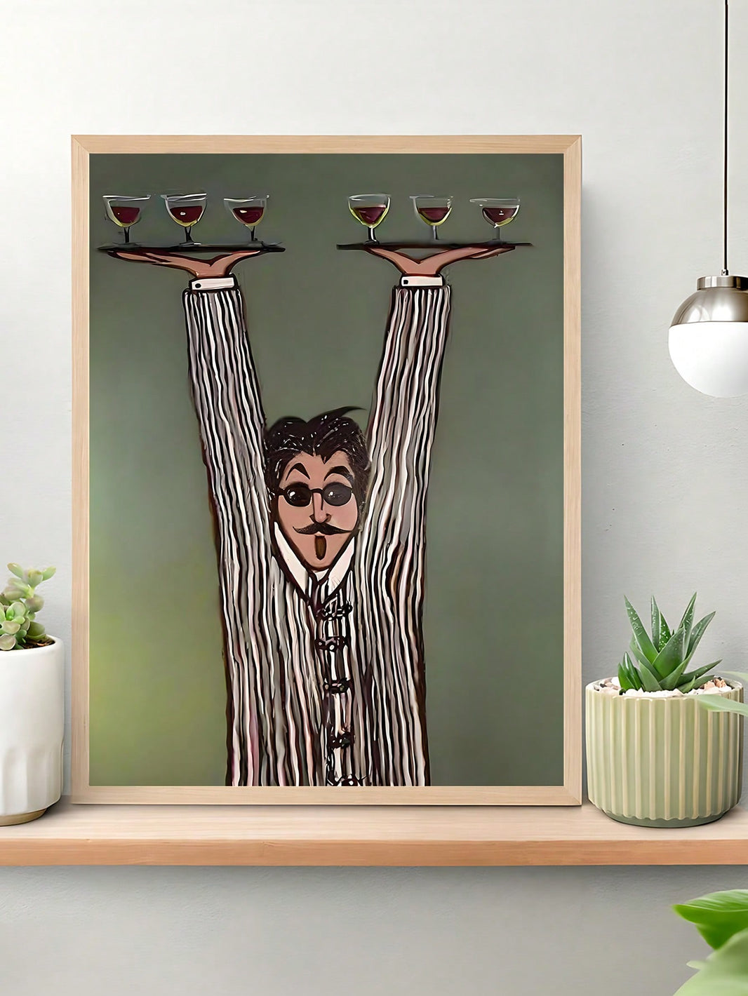 Vintage Cocktail Canvas Poster - Humorous Bartender Wall Art for Home ...