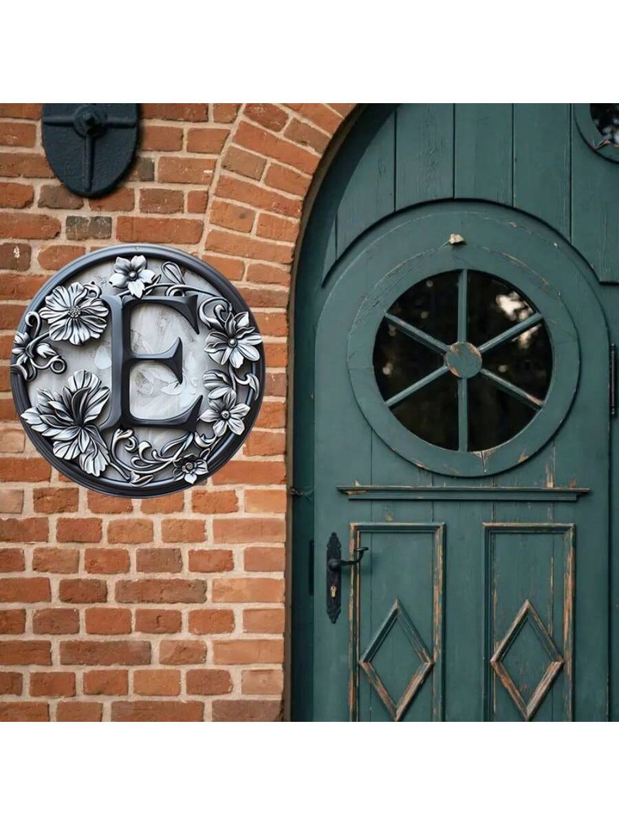 Vintage Halloween Spooky Metal Sign Decoration - 2D Letter Shape Cast ...