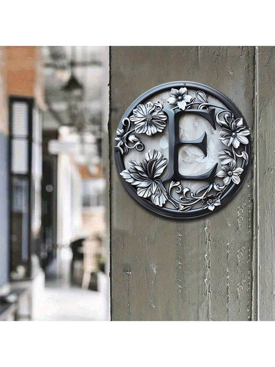 Vintage Halloween Spooky Metal Sign Decoration - 2D Letter Shape Cast ...