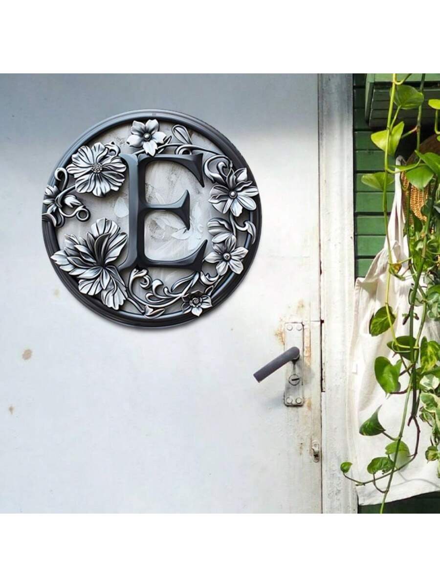 Vintage Halloween Spooky Metal Sign Decoration - 2D Letter Shape Cast ...