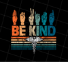 American Sign Language Png, Be Kind Retro, Retro Bekind Png, Sign Lang