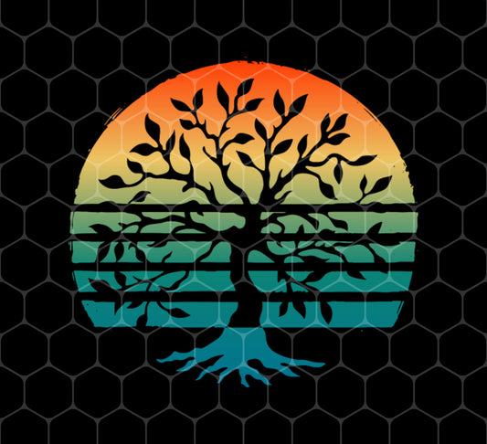 Art Tree Of Life, Vintage Tree, DNA Tree, Retro Tree, Png Printable, D ...