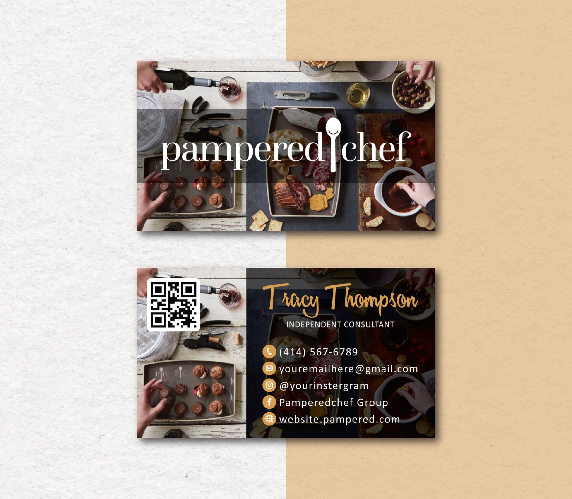 Personalized Pampered Chef Business Cards, Pampered Chef Business Card ...