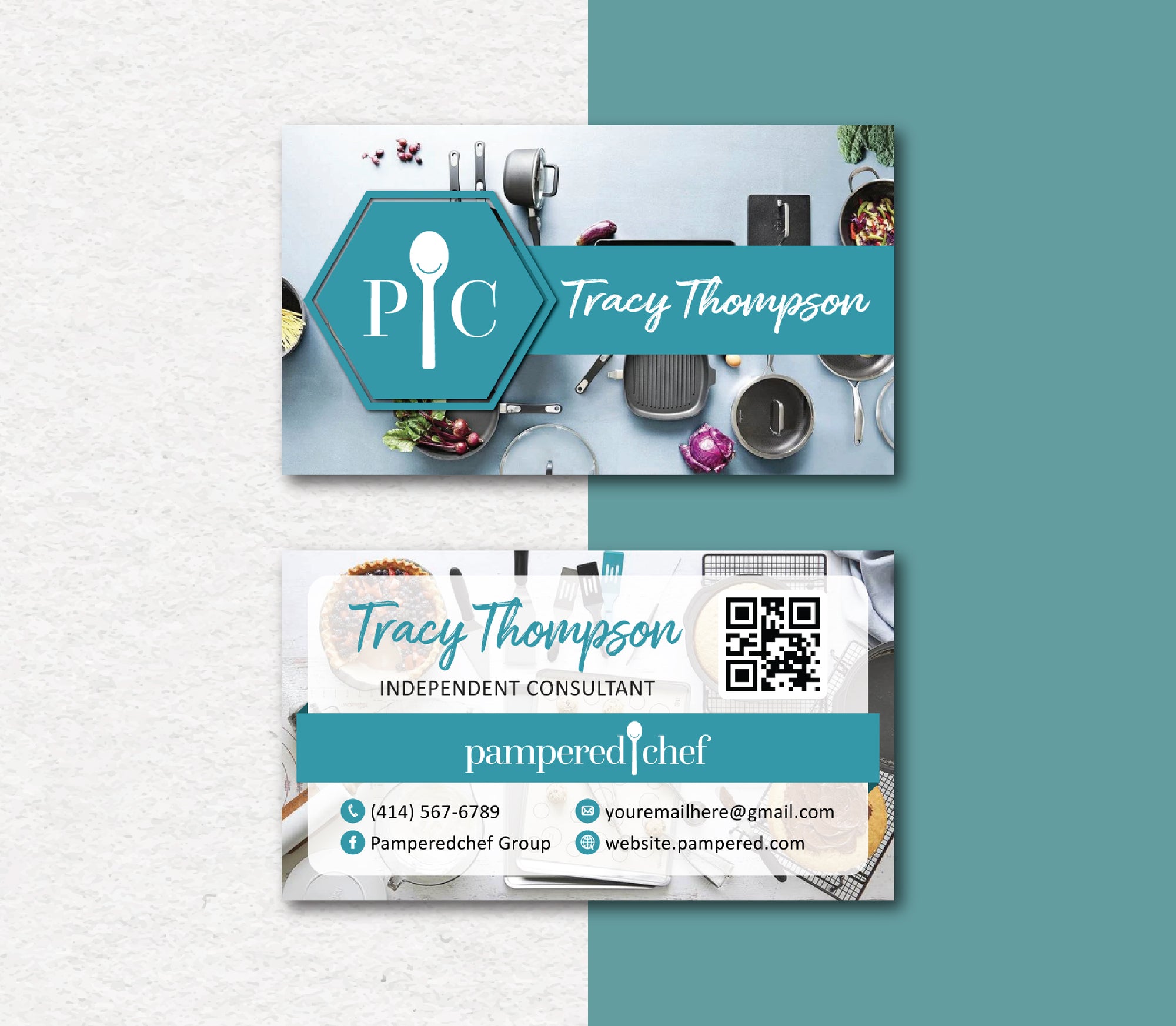 Personalized Pampered Chef Business Cards, Pampered Chef Business Card ...