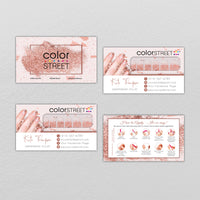 Personalized Color Street Business Card, Color Street Application Card