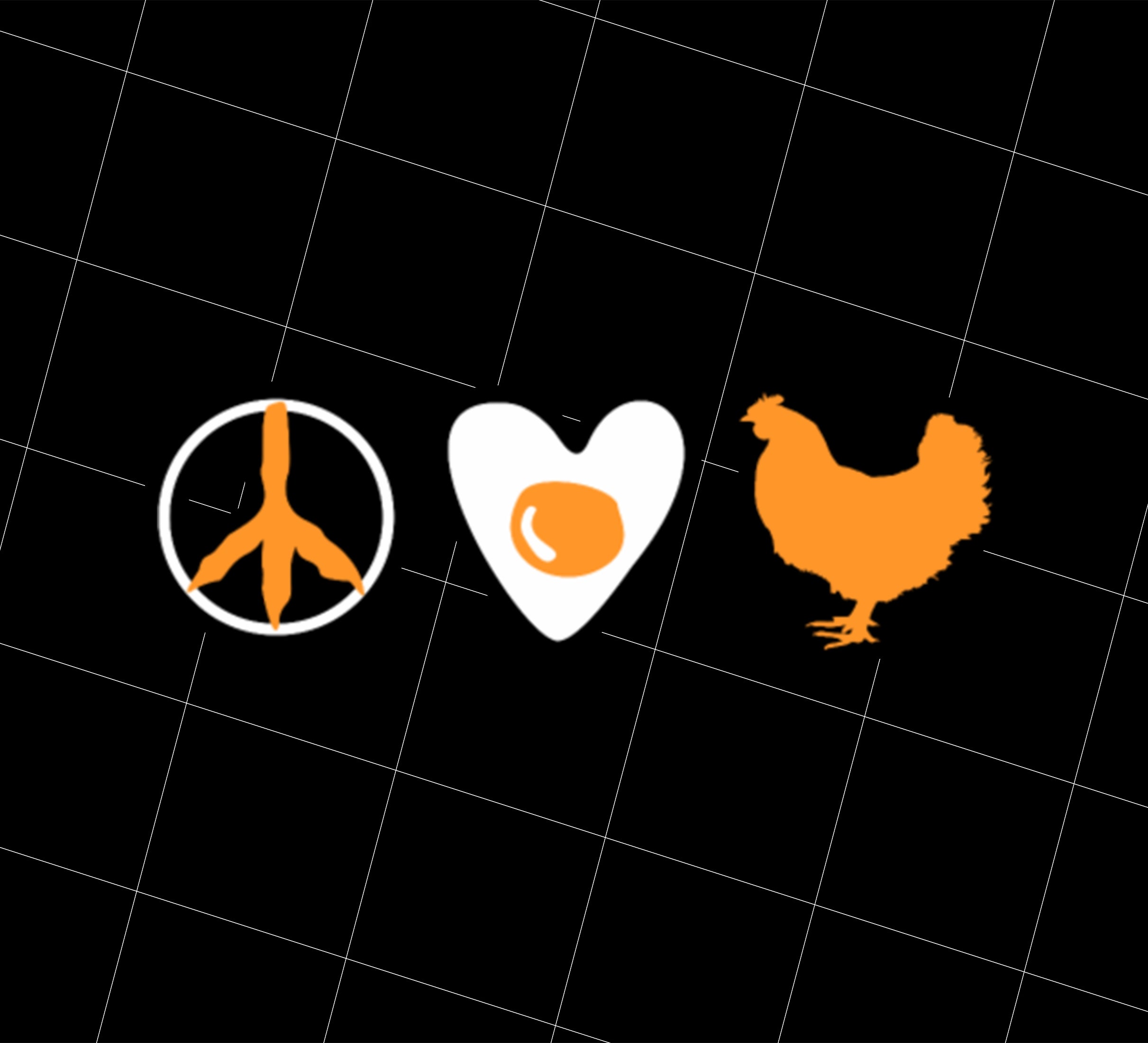 Chicken Peace Love Png, Free Range Love Png, Love Chicken Png, Love Pe ...
