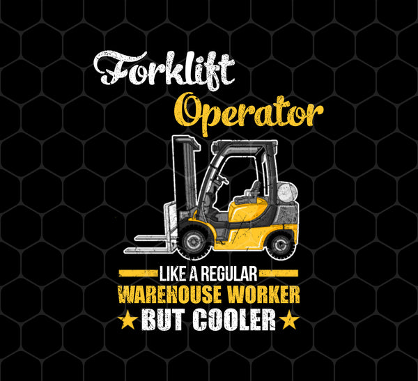 Cool Worker, Forklift Operator Like A Regular Warehouse Worker But Coo ...