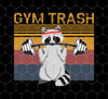 Gym Trash, Funny Gymnasium Vegan, Gift For Gym Fan Retro, Png Printabl