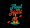 Kayaker Paddling On His Kayak Png, Float With Heart Png, Float Lover P