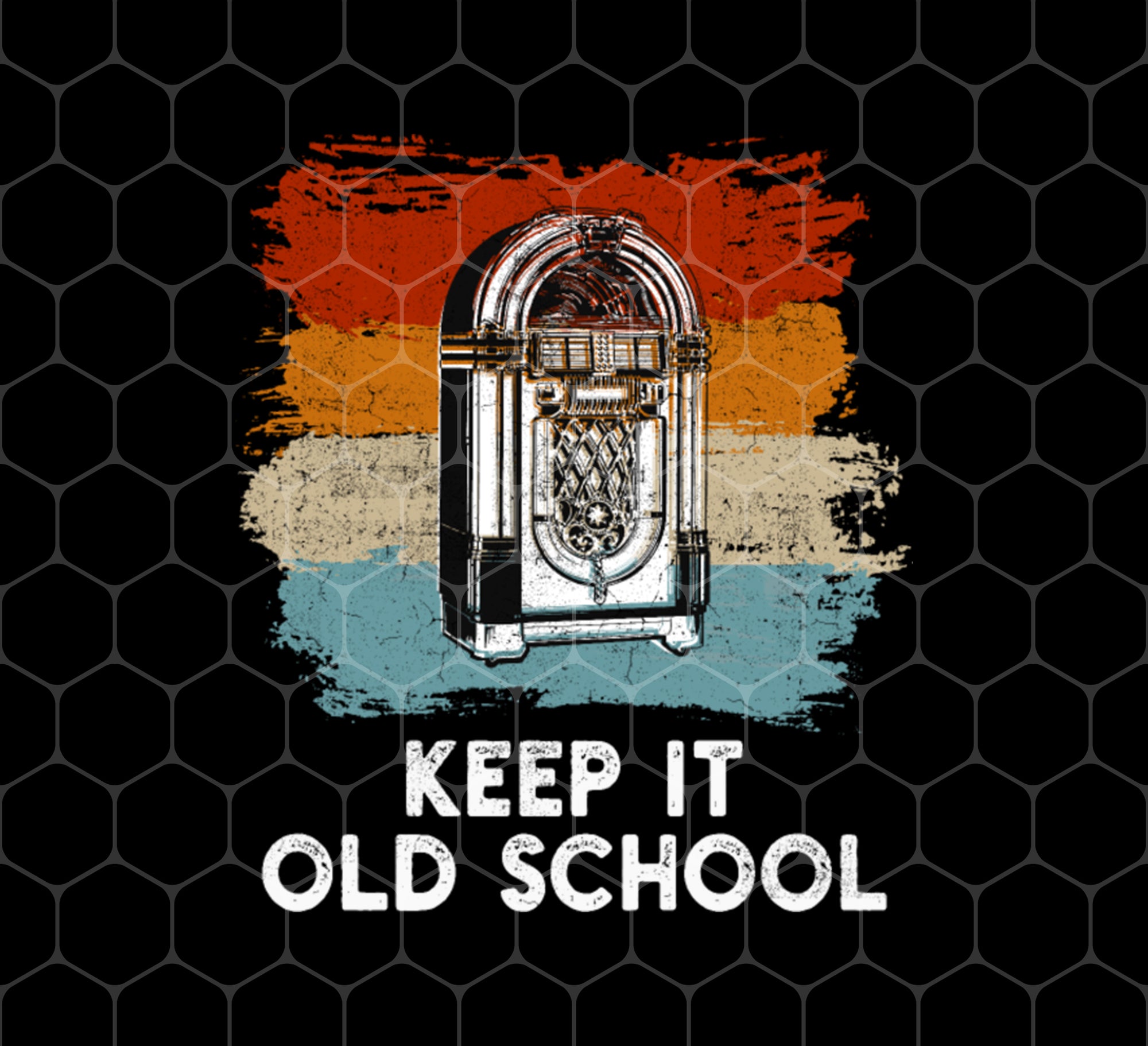 Keep It Old School, Jukebox Retro, Love Old School, Png Printable, Dig – Canary Houze