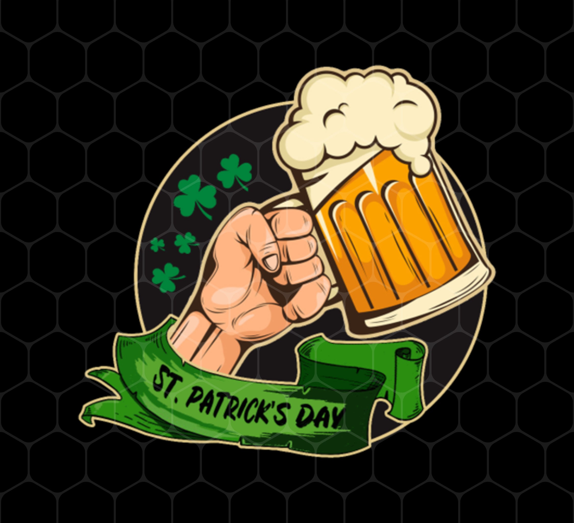 Love Beer And St Patrick Day Png, Shamrock Lover Png, Love Shamrock, P ...