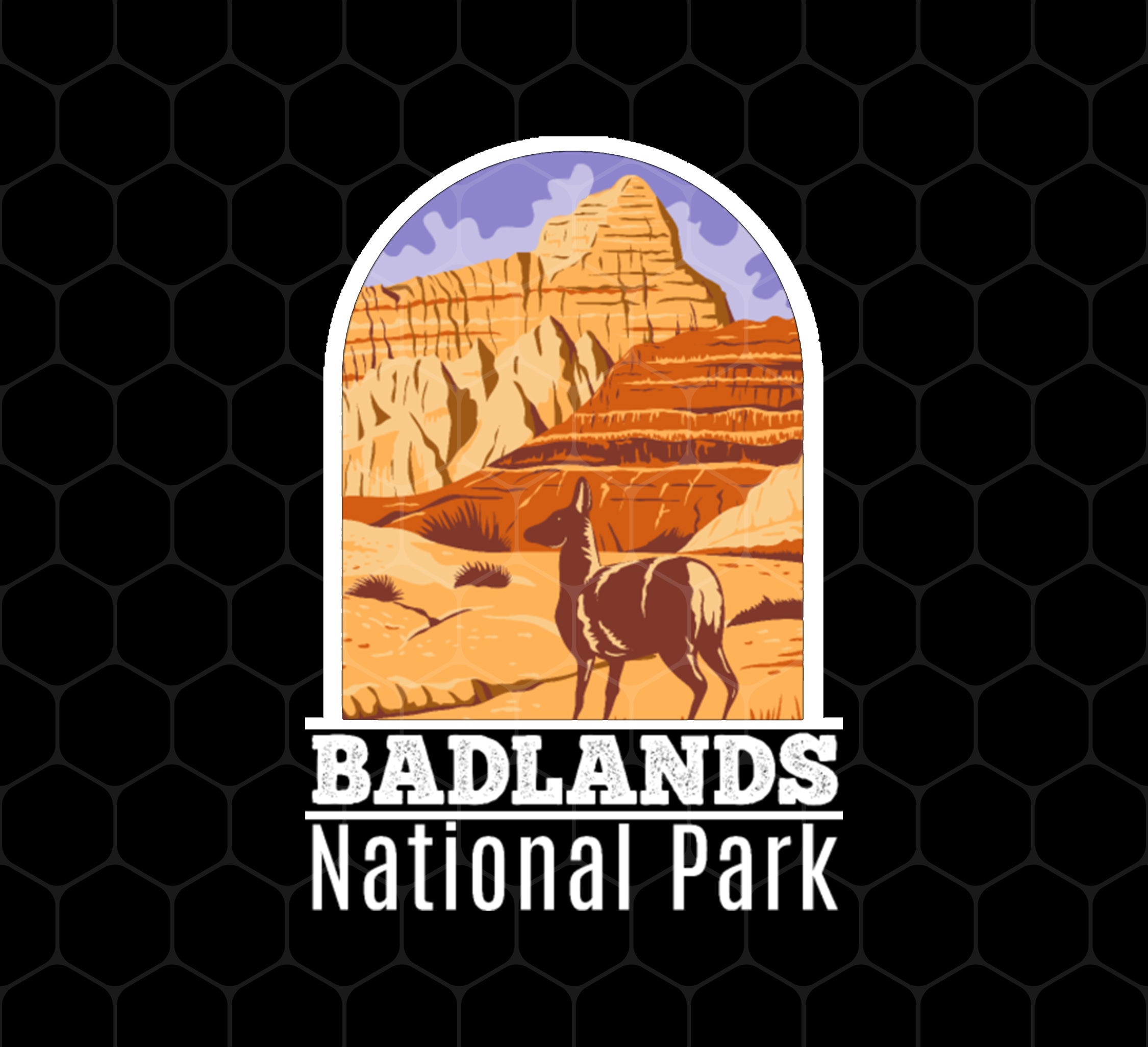 National Park Gift, Badlands Park Gift, Retro Badlands, Love National ...