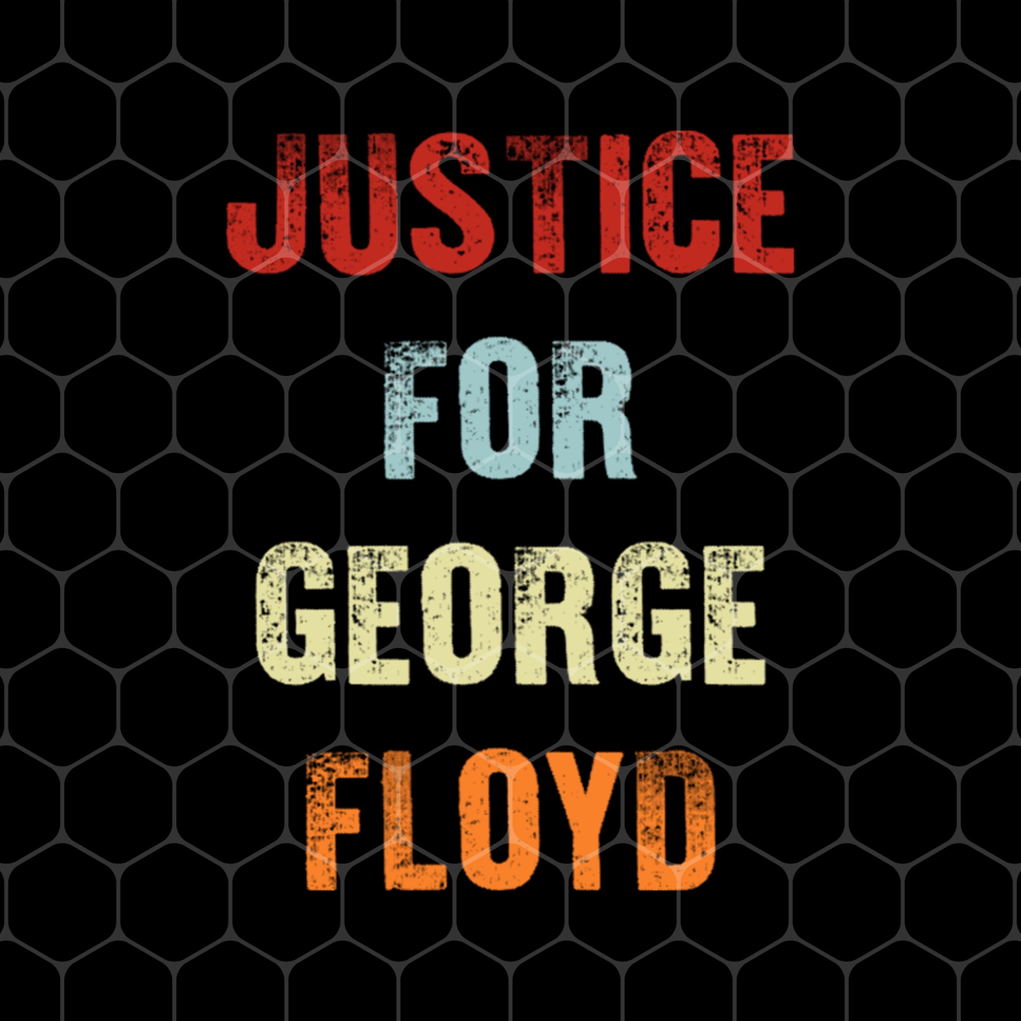 Retro Justice For George Floyd, Floyd Vintage Gift, Justice Classic, P ...