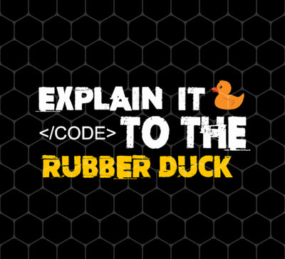 Rubber Duck Debugging Coder, Software Engineering, Cute Duck, Png Prin