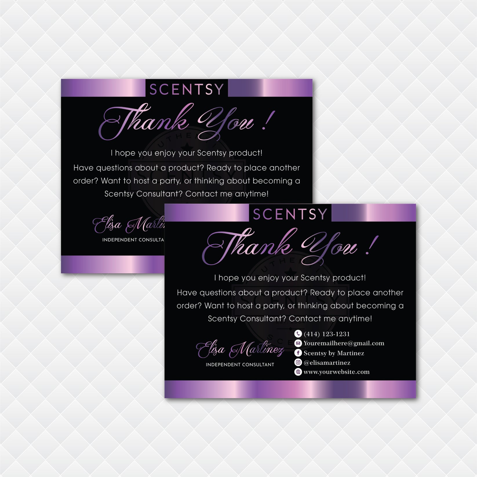 Editable Violet Lash Scentsy Marketing Bundle, Personalized Scentsy Fu ...