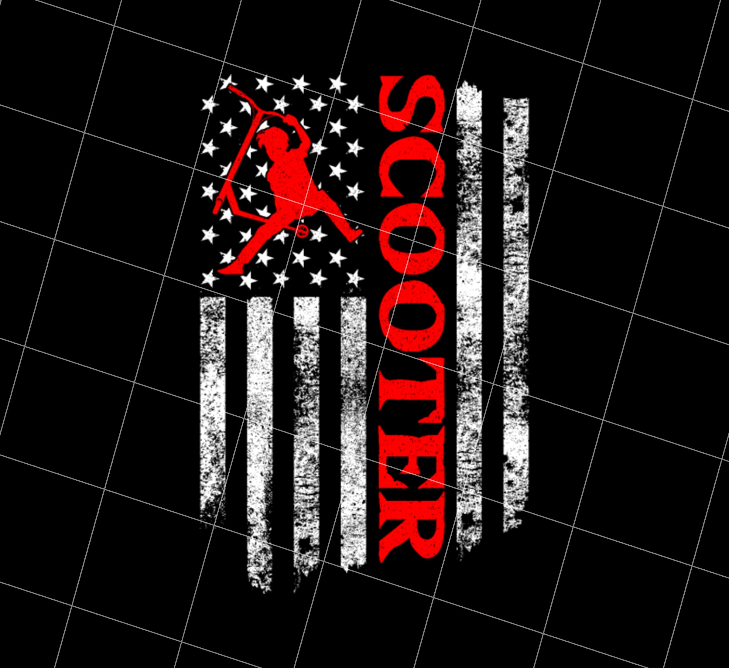 Scooter Gift Png, Scooter Usa Png, Scooter Lover Png, American Flag Pn ...