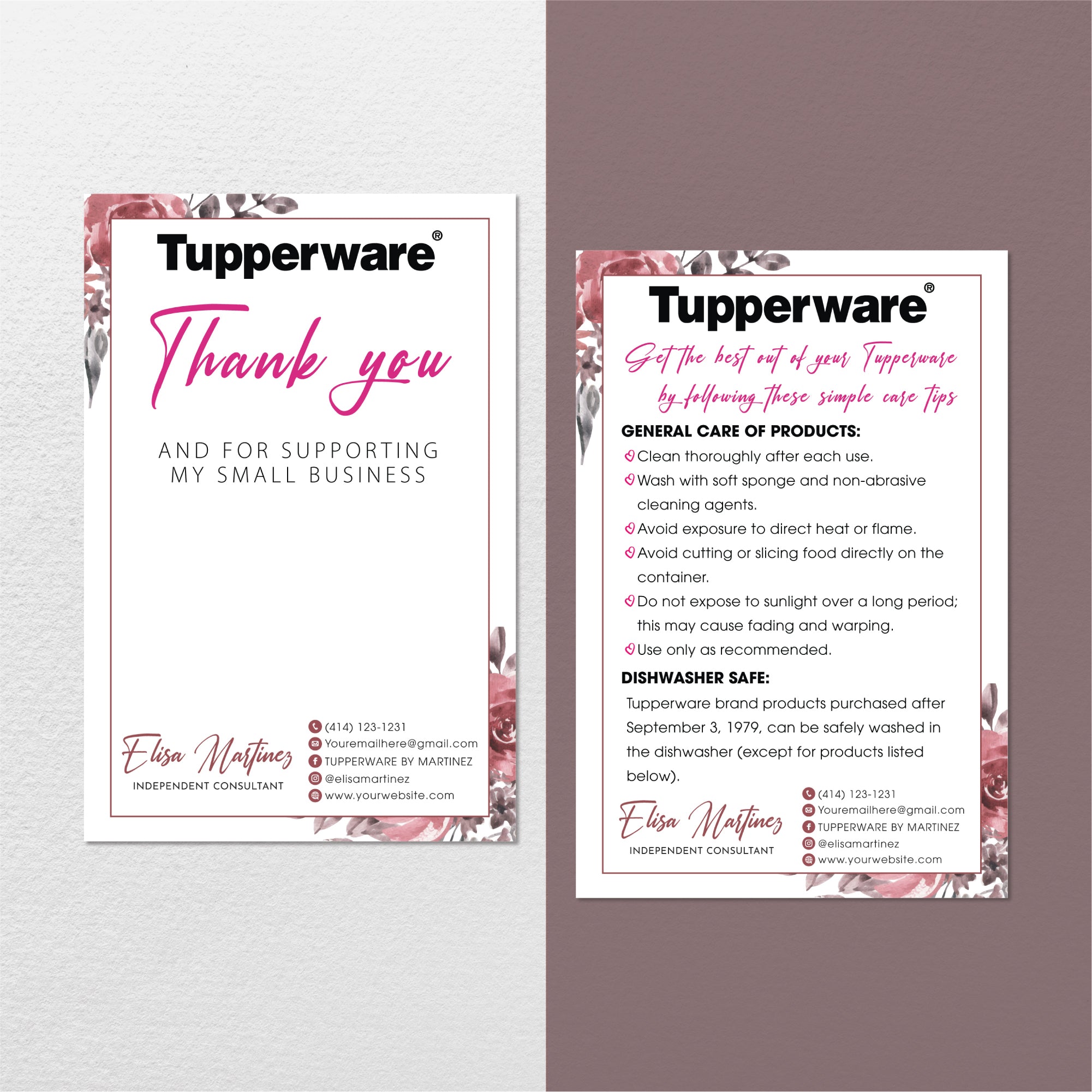 Tupperware Marketing Bundle, Personalized Tupperware Full Kit Business ...
