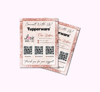 Glitter Printable Tupperware Marketing Bundle, Personalized Tupperware