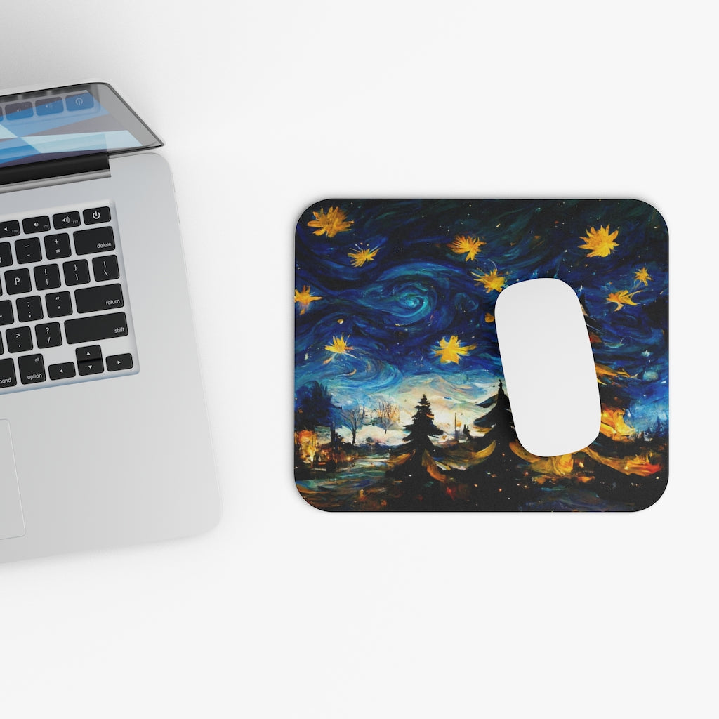 Van Gogh Style Mouse Pad, The Starry Starry Night Mouse Pad